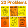 Fall Math Solve the Room – Adding & Subtracting Decimals Activity for ...