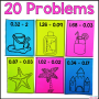 Dividing Decimals Activity – Solve the Room – Summer Math Center ...