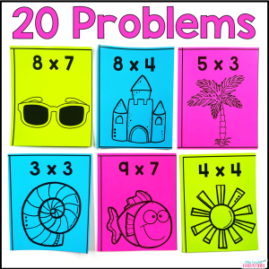 Multiplication Facts - Solve the Room Summer Math Activity | Chloe ...