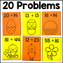 Double Digit Addition Solve the Room – 2 Digit Addition Easter Math ...