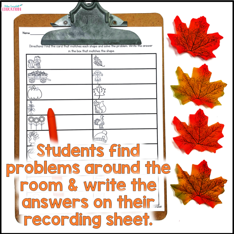 Fall Solve the Room – Multiplication Properties Activity – 3rd Grade ...
