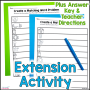 Area and Perimeter Solve the Room Cards – Earth Day Theme Math Activity ...