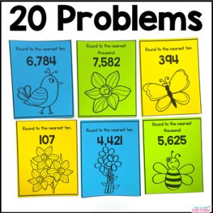 Rounding Whole Numbers – Solve the Room – Spring Math Games – Chloe ...