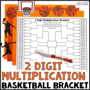 2 Digit by 2 Digit Multiplication Game – March Math Activities – Double ...