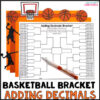 Adding Decimals Game – March Math Activities – Basketball Bracket ...