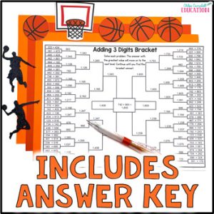 Adding 3 Digit Numbers Game - March Math Activities - 3rd Grade Math ...