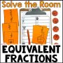 Equivalent Fractions Solve the Room – Basketball Theme – Fractions ...