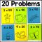 Multiplying Multiples of 10 – Solve the Room Spring Math Games – Chloe ...