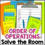 Order of Operations – Solve the Room Spring Math Games – 5th Grade ...