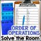 Order of Operations – Solve the Room Winter Math Activity – 5th Grade ...