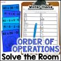 Order of Operations – Solve the Room Winter Math Activity – 5th Grade ...