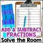 Adding and Subtracting Fractions with Like Denominators – Winter Solve ...