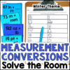 Measurement Conversions – Solve the Room Winter Math Activity Metric ...