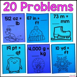 Measurement Conversions – Solve the Room Winter Math Activity Metric ...