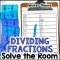 Dividing Fractions Game – Solve the Room – Winter Math Center – Chloe ...