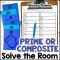 Prime and Composite Numbers – Solve the Room Winter Math Activity ...