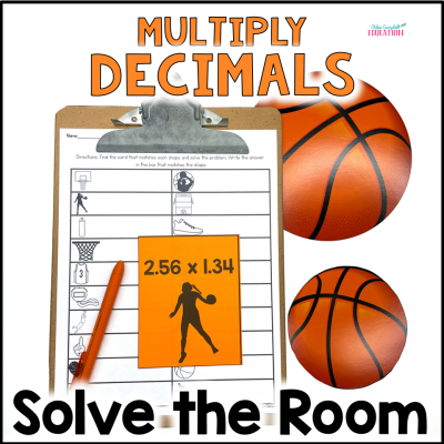 March Madness Math Activity for 4th and 5th Grade Multiplying Decimals ...