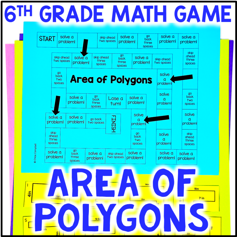 Area of Polygons Game – Area of Composite Figures Activity – Composite ...