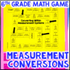 Measurement Conversions 6th Grade – Metric and Customary Units – Word ...