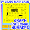 Ordering Rational Numbers on a Number Line Game – 6th Grade Math Spiral ...
