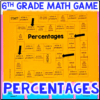 Finding Percentages Game – 6th Grade Math Review – Proportional ...