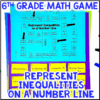 Writing Inequalities on a Number Line Review Game – 6th Grade Math ...