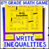 Writing One Step Inequalities Game – Inequalities Review Practice for ...