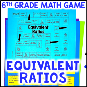 Equivalent Ratios Game for 6th Grade Review – Equivalent Ratio Practice ...