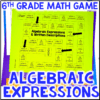 Writing Algebraic Expressions Word Problems Game – 6th Grade Math ...