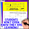 Independent and Dependent Variables Math Game – Equations with ...