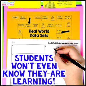 Data Analysis & Real World Data Activity 6th Grade Histogram Dot Plots ...