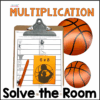 March Madness Basketball Multiplication Fact Fluency Worksheet Math ...