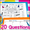 4th Grade One Step Multiplication & Division Word Problems Game Review ...