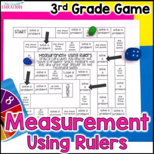 Measure with a Ruler Game & Worksheet – Measurement to the Nearest ...