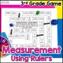 Measure with a Ruler Game & Worksheet – Measurement to the Nearest ...