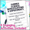 Summer STEM Easy Science Experiments – End of the Year Science ...