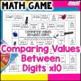 4th Grade Tens Times Greater Place Value Relationships Game Task Cards ...