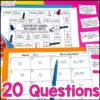 4th Grade Tens Times Greater Place Value Relationships Game Task Cards ...