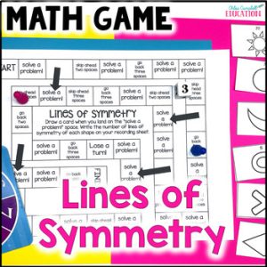 4th Grade Lines of Symmetry Activity & Worksheet 4th Grade Geometry ...