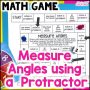 Measure Angles With a Protractor Center Activity 4th Grade Measurement ...