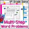 Multi Step Word Problems Game – Multiply Divide Add Subtract Math Activity