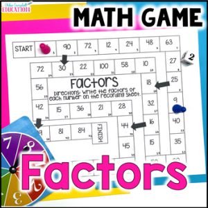 Finding Factor Pairs to 100 Worksheet Multiplication Facts Fluency ...