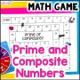 Prime & Composite Numbers Board Game Hands On 4th Grade Math Review ...
