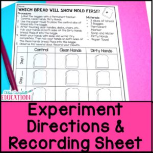 Scientific Method Activity - Control Group and Experimental Group ...