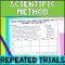 Repeated Trials Lesson - Scientific Method Activity - Experimental ...
