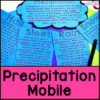 Types of Precipitation Weather Activities for Rain Snow Sleet Hail ...