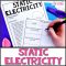 Static Electricity Experiment Activities & Worksheets Forms of Energy ...