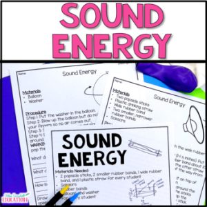 Sound Energy Hands On Activity Vibrations and Pitch Experiments Forms ...