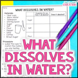 Dissolving & Solubility – What Dissolves in Water – Physical Science ...
