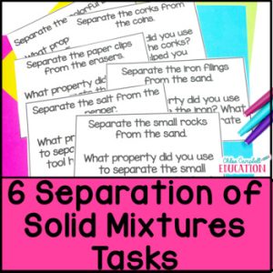 Mixtures and Properties Properties of Matter Experiment Separating ...